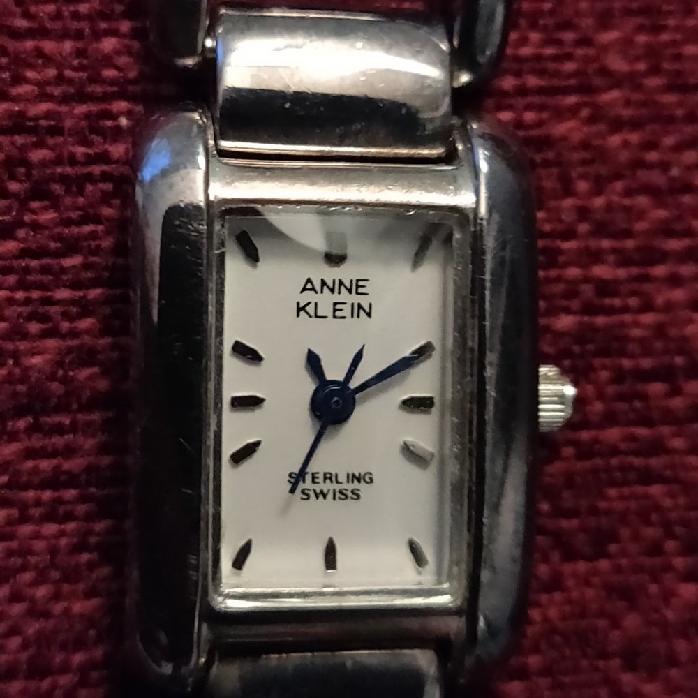 Sale! #20 Sterling Silver Anne Klein Watch - Gem